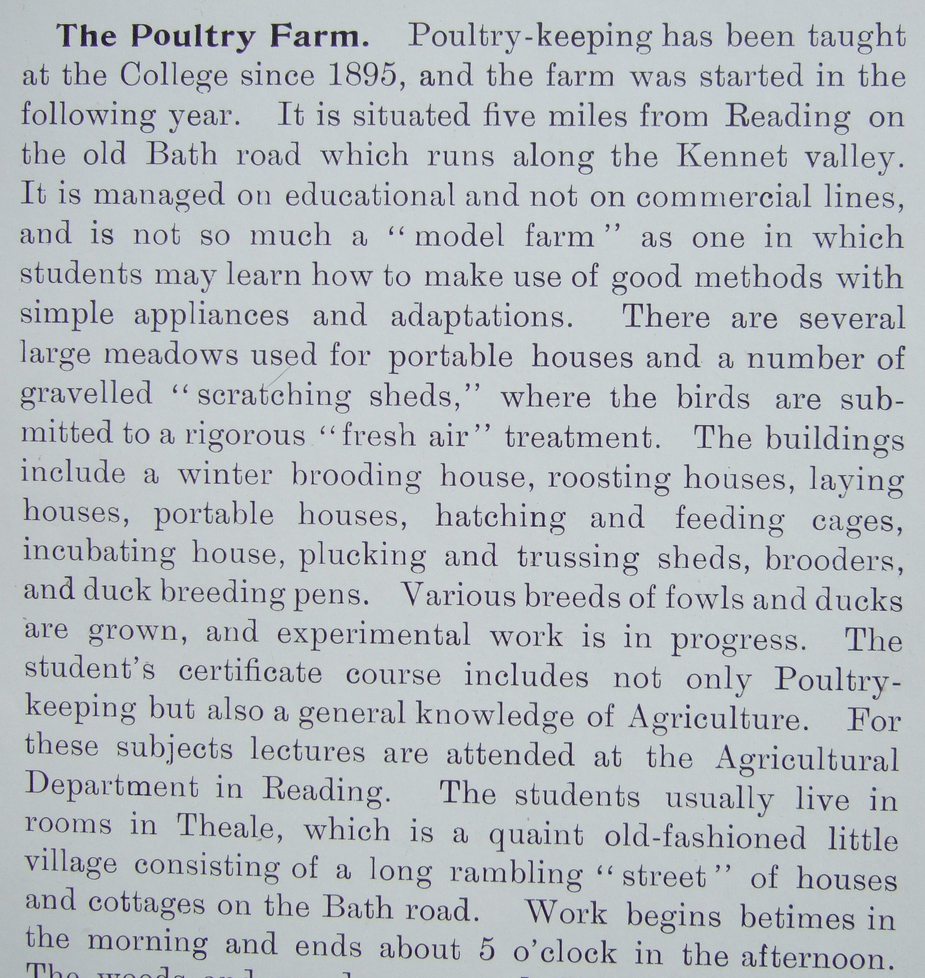 14. snippet of the poultry farm – READING HISTORY